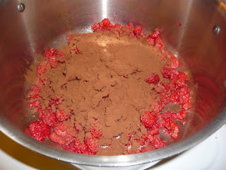 Designing Domesticity: Raspberry Chocolate Sauce