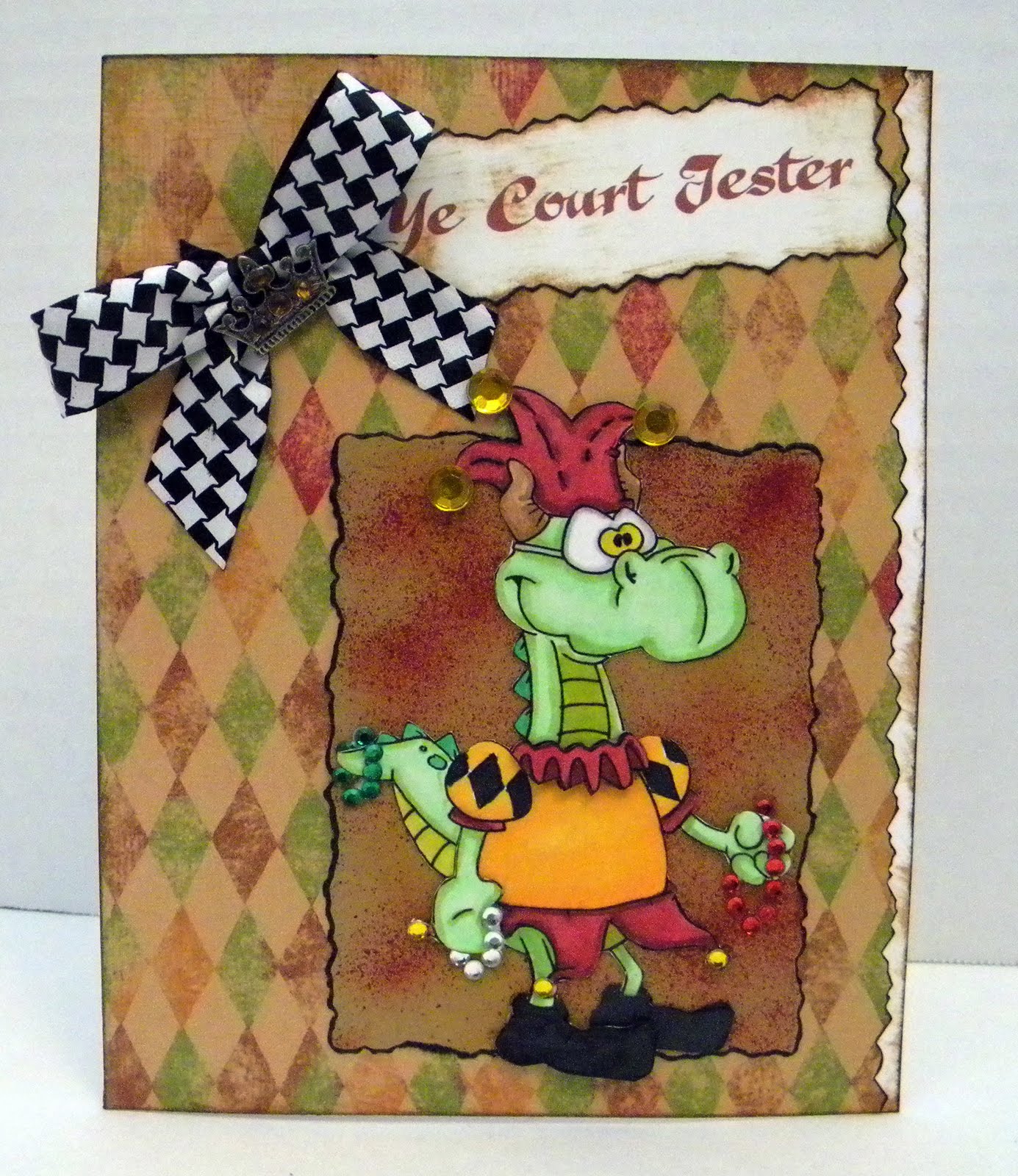 Scrap'n Surprise!: Court Jester Card
