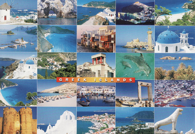 My World in Postcards: Greek Islands