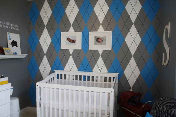 Custom Nursery Art by Kimberly: Vintage Golf Inspired Room