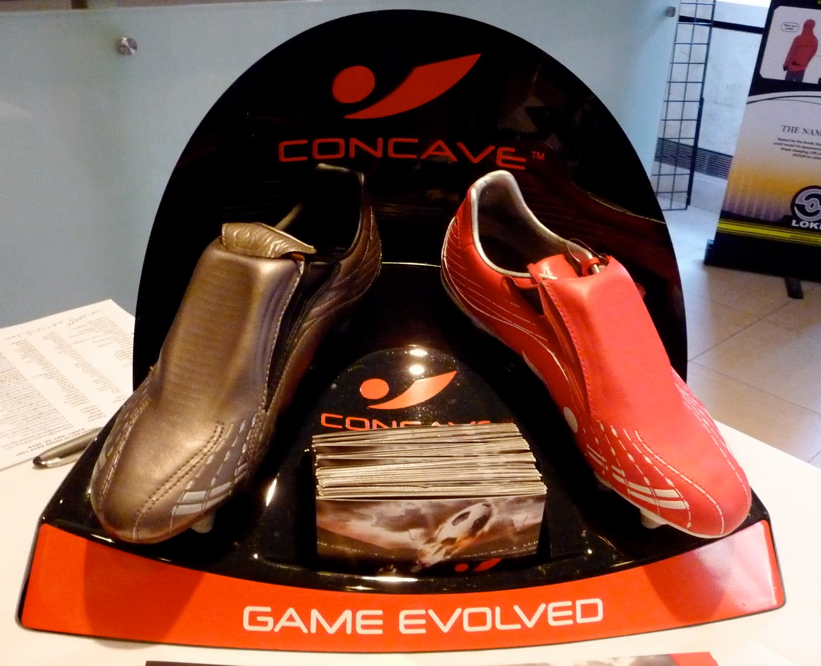 CONCAVE SOCCER (FOOTBALL) SHOES-“EVOLUTION STARTS HERE”