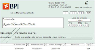 Ruben Coelho: Cheques