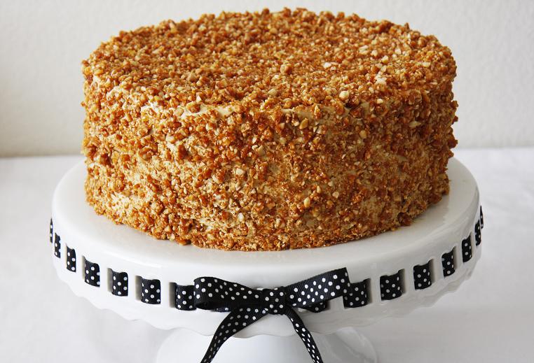 Gourmet Baking: Mocha Nougatine Cake