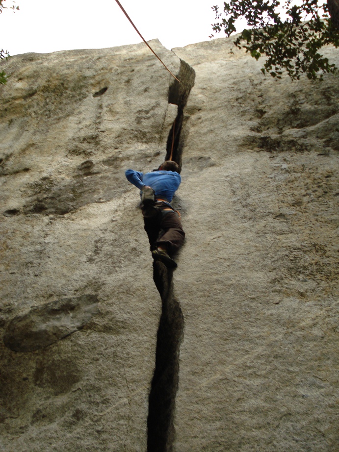 Climbing USA: Andi + Lukas: The Rostrum – erste Offwidth Erfahrungen