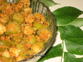 Mane Adige: Tindora - Chana Sabzi / Thondekai - Kadle Palya