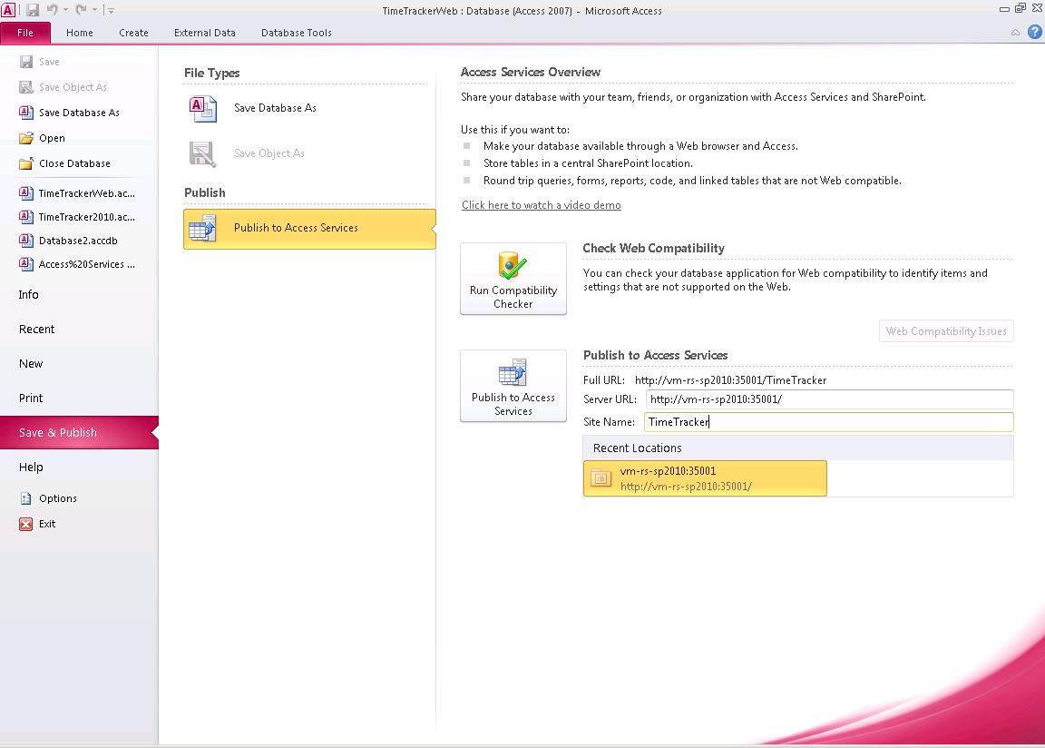 SharePoint Maryland: Migrating Access 2010 Database to SharePoint 2010 ... SharePoint Maryland: Migrating Access 2010 Database to SharePoint 2010 ...
