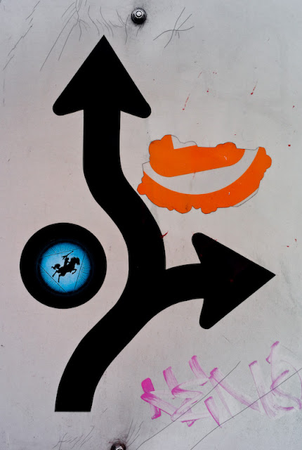 Rectangles: Go Around the Traffic Island Sign