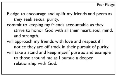 High School: Pledge to God for sexual PURITY!