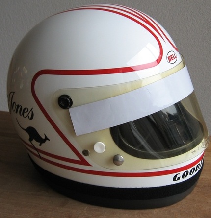 CAPACETES F1: Capacetes/Helmet: RETRO: Alan JONES 1975