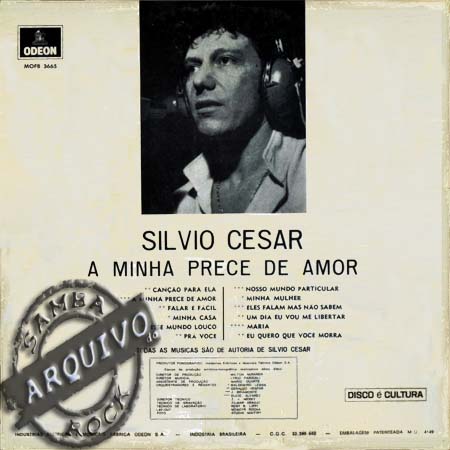 Silvio César 1970 A Minha Prece De Amor - Arquivo Do Samba Rock