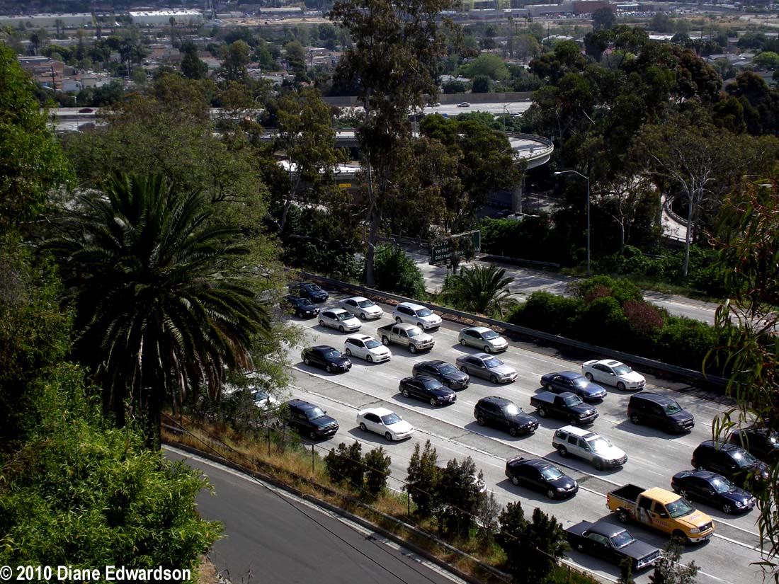 Corralitas Red Car Property: 2 Freeway: Dodgers' Opening Day Traffic