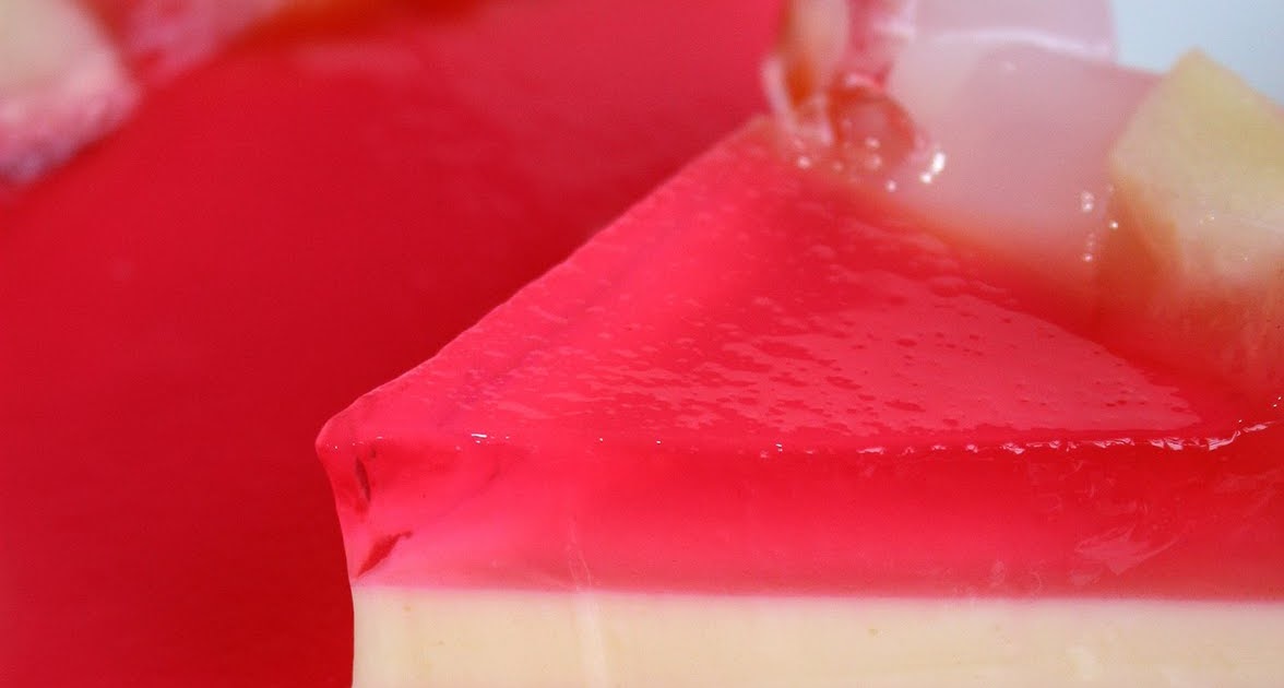 Vanilla Flan Pudding with Fruits Jelly...