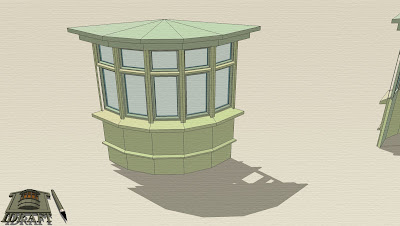 Sketchup models: Bay window