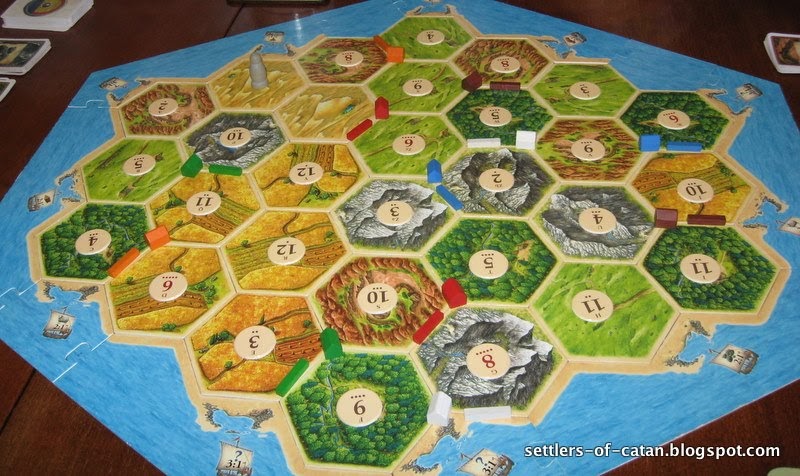 Settlers of Catan: Six-person Settlers of Catan game