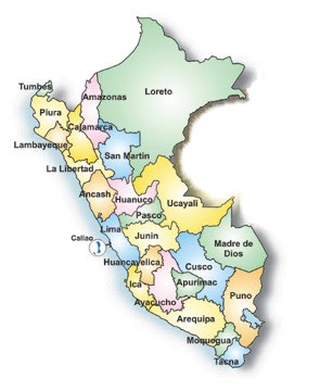LAS MEJORES FOTOS: MAPA DEL PERÚ