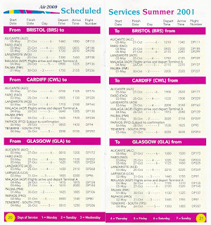 Airline memorabilia: Air 2000 (2001)