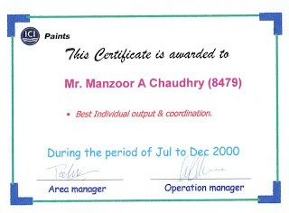 Manzoor Ahmad Chaudhry - HSE Manager: Best Individual output and ...