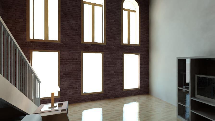 Rebecca's Third Year Blog.Folio: Revit Renderings - Studio Loft