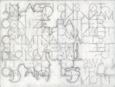 Surface Research: palimpsest drawing