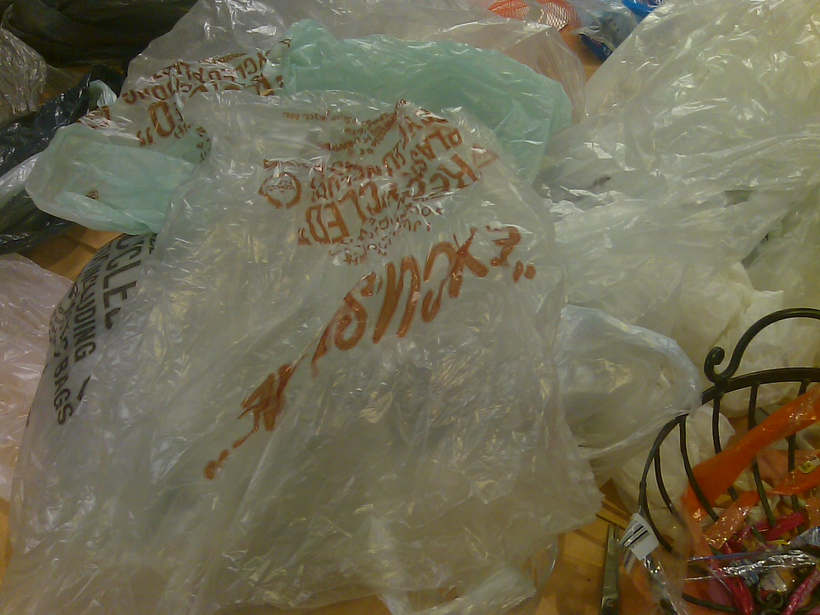 toward sustainability with three kids......: Plastic weaving workshop