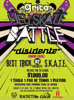 PXLXO: Llegó el primer HELLSKATE BATTLE