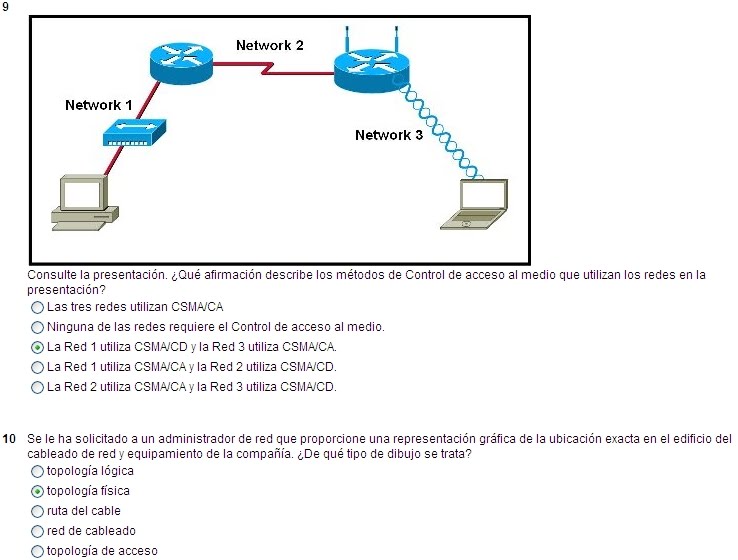 CCNA 4.0 exploration 1 - Exámen Capítulo 7