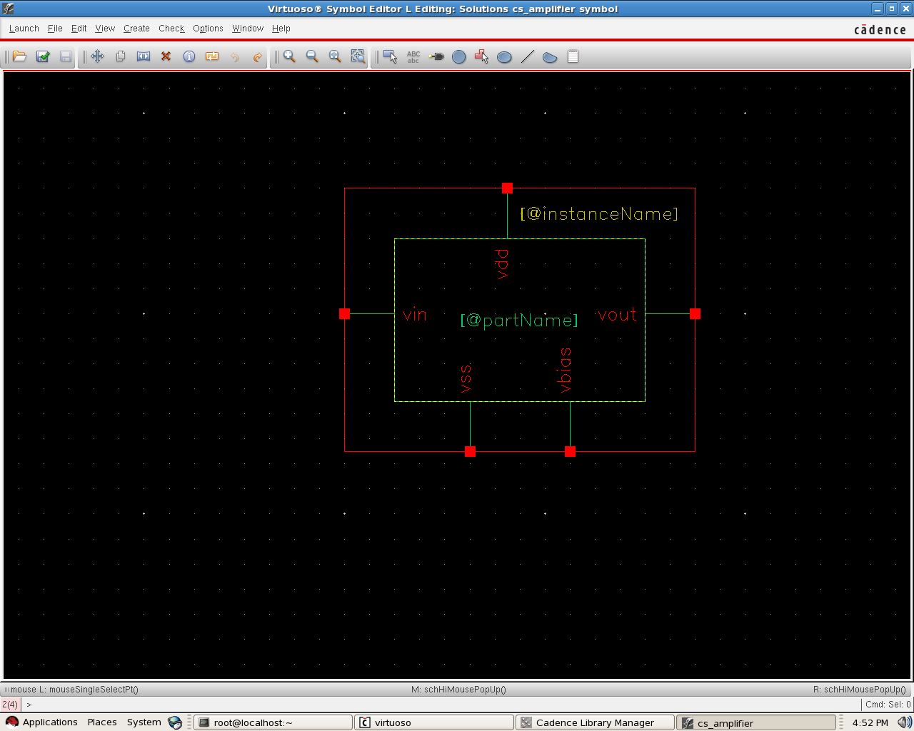 its VTU: Common Source Amplifier