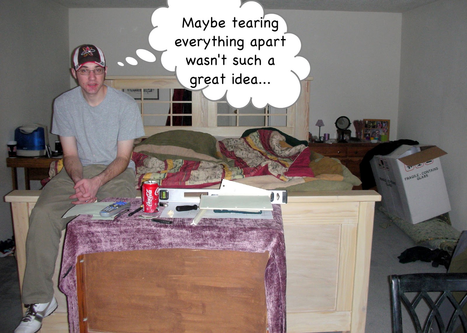 He Built a Bed...Then Destroyed the Bedroom