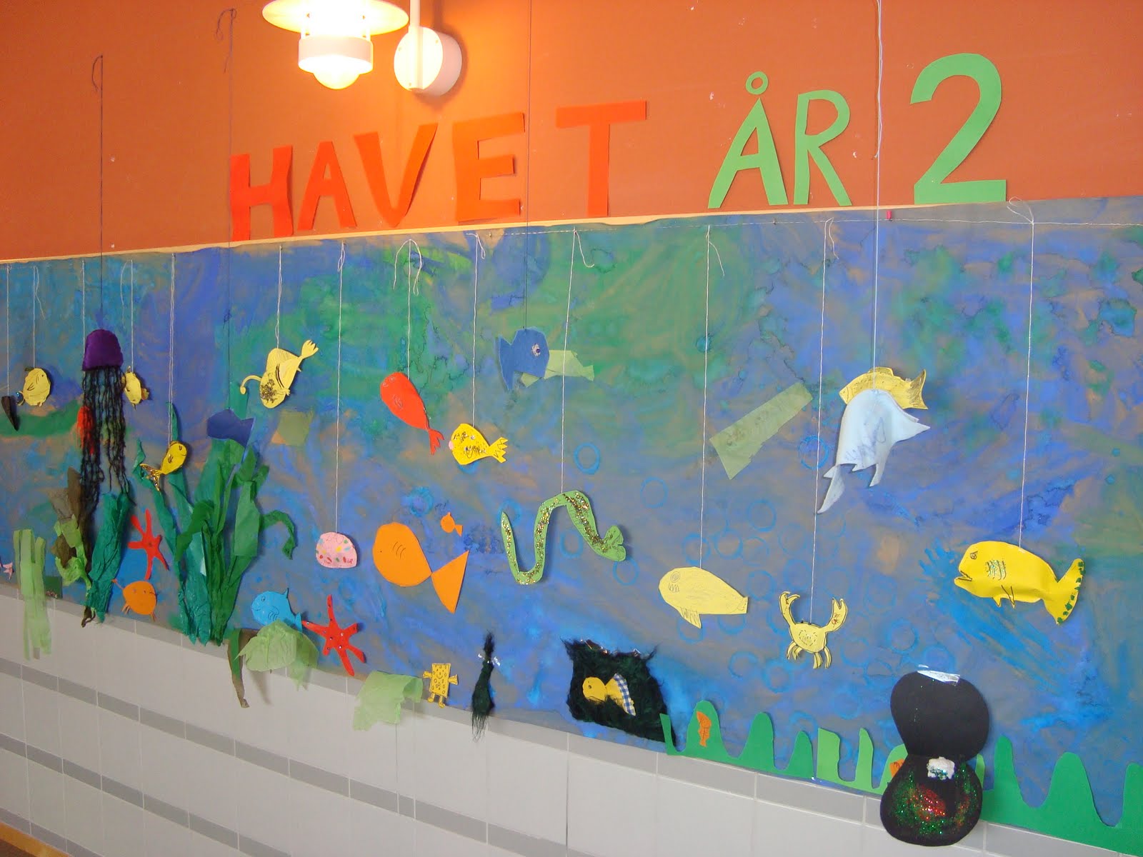 Eklandaskolans bildblogg: Tvåor: tema havet