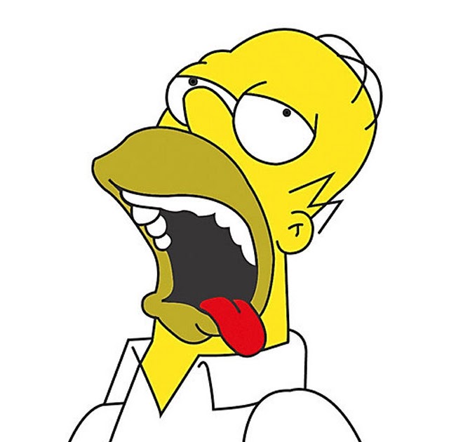 Download FREE Wallpapers for iPhone 4: Tongue from the mouth of Homer ...