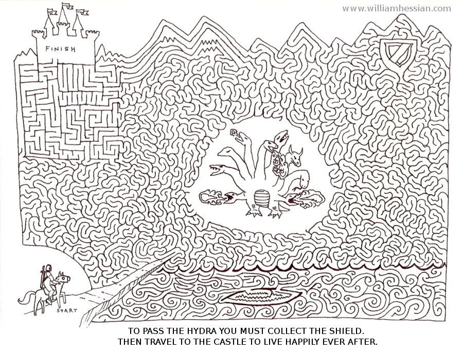 Bearded Bunny Blog: Free printable mazes