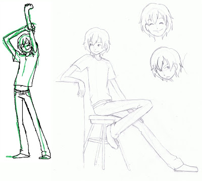 Character & Object Designs: Week 2: Skinny Characters