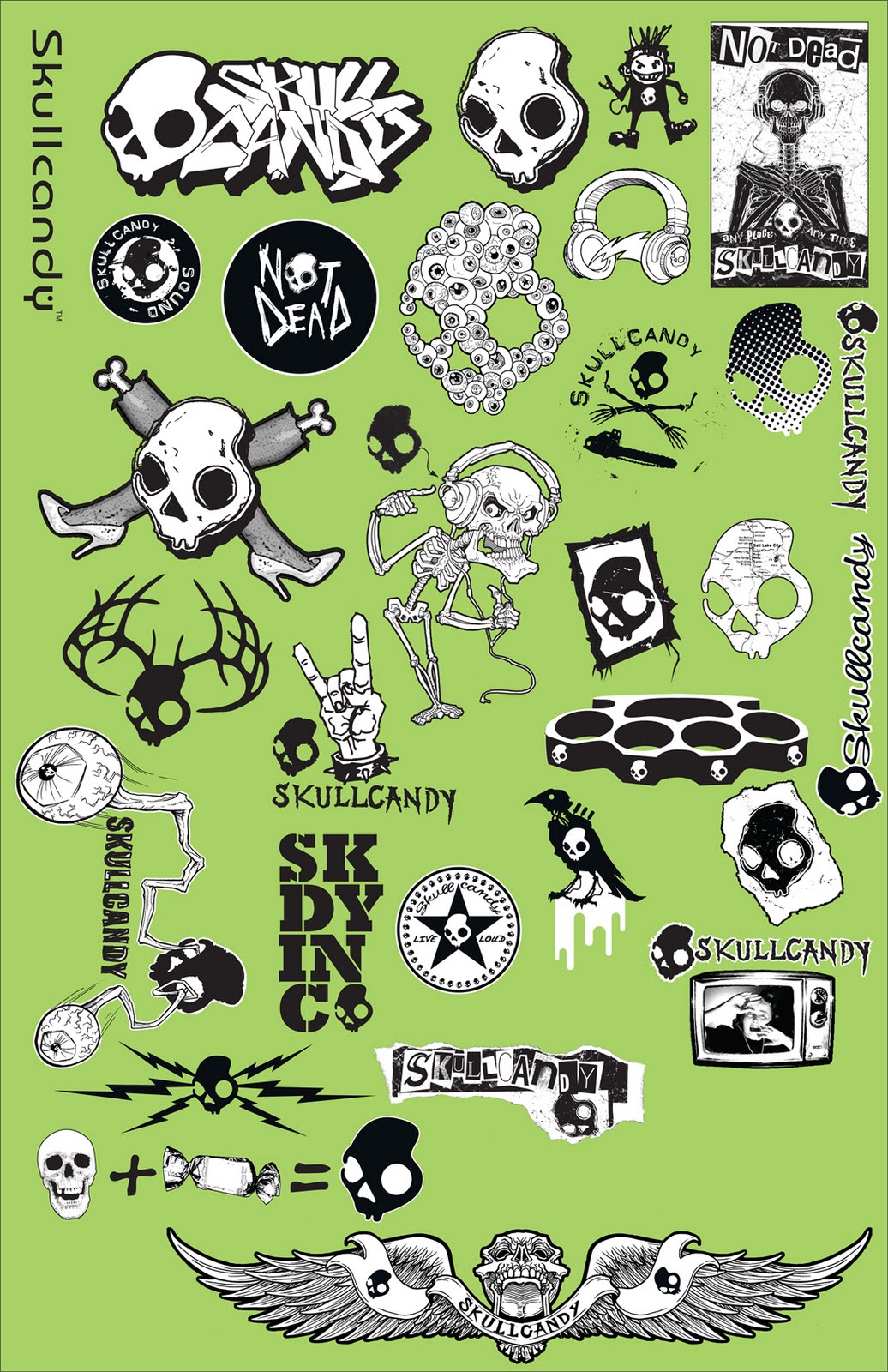 Tim Odland: Skullcandy Stickers