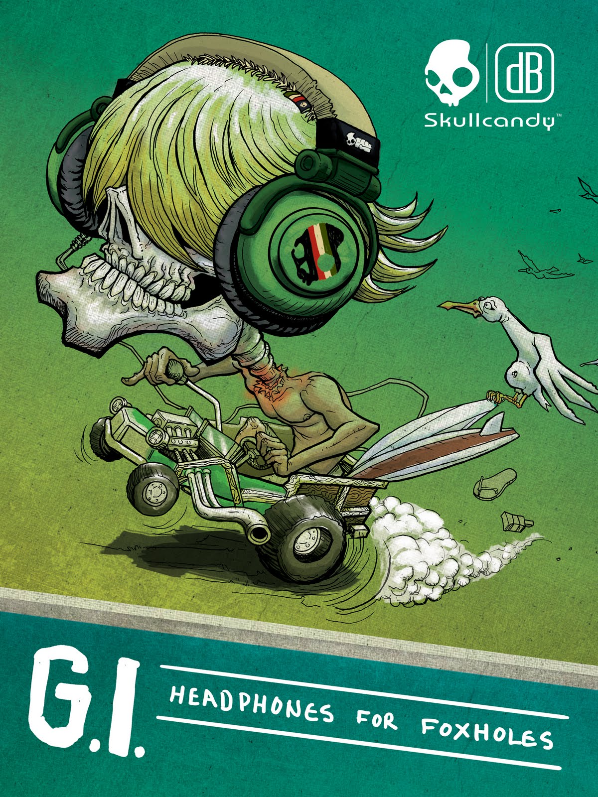 Tim Odland: Zummies Skullcandy Promotional Posters