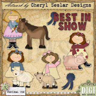 Digi Web Studio Blog: Best In Show 1 - Exclusive Cheryl Seslar Clip Art ...