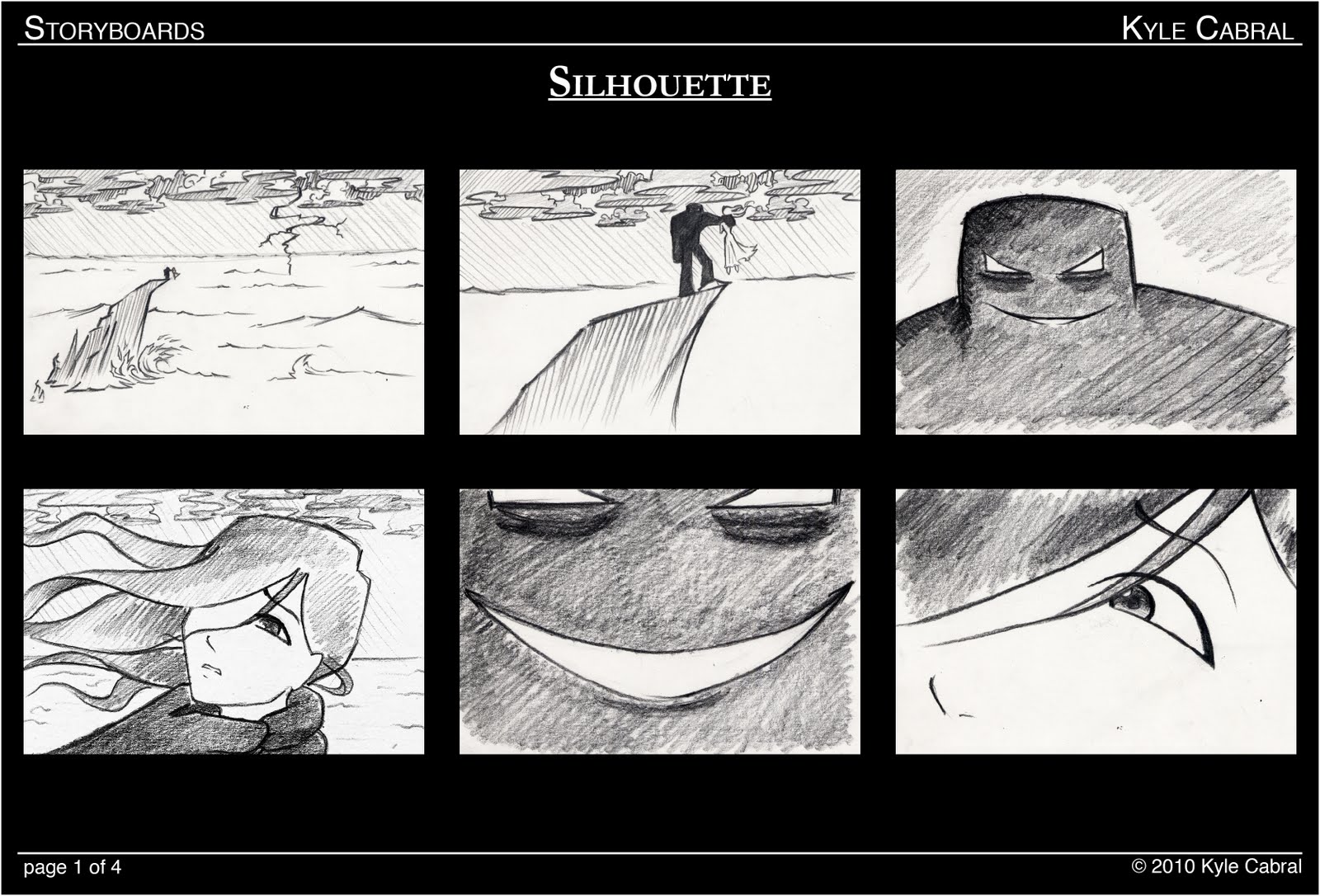 Kyle Cabral - Portfolio: Storyboards - Silhouette