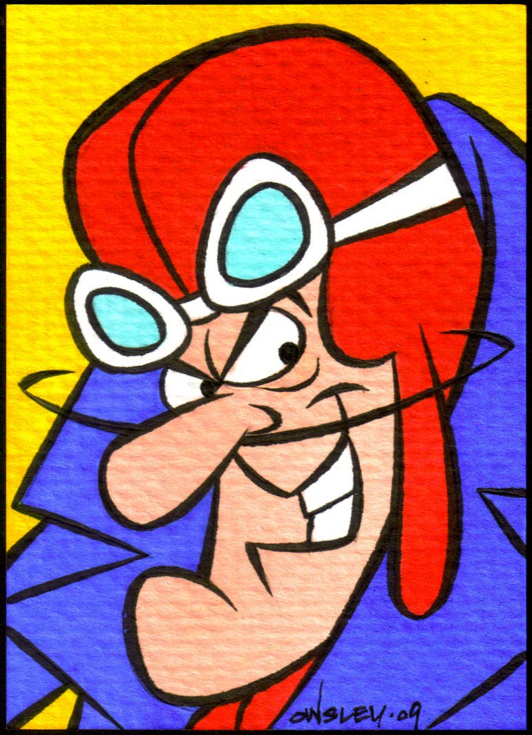 Patrick Owsley Cartoon Art and More!: DICK DASTARDLY - COMMISSIONS