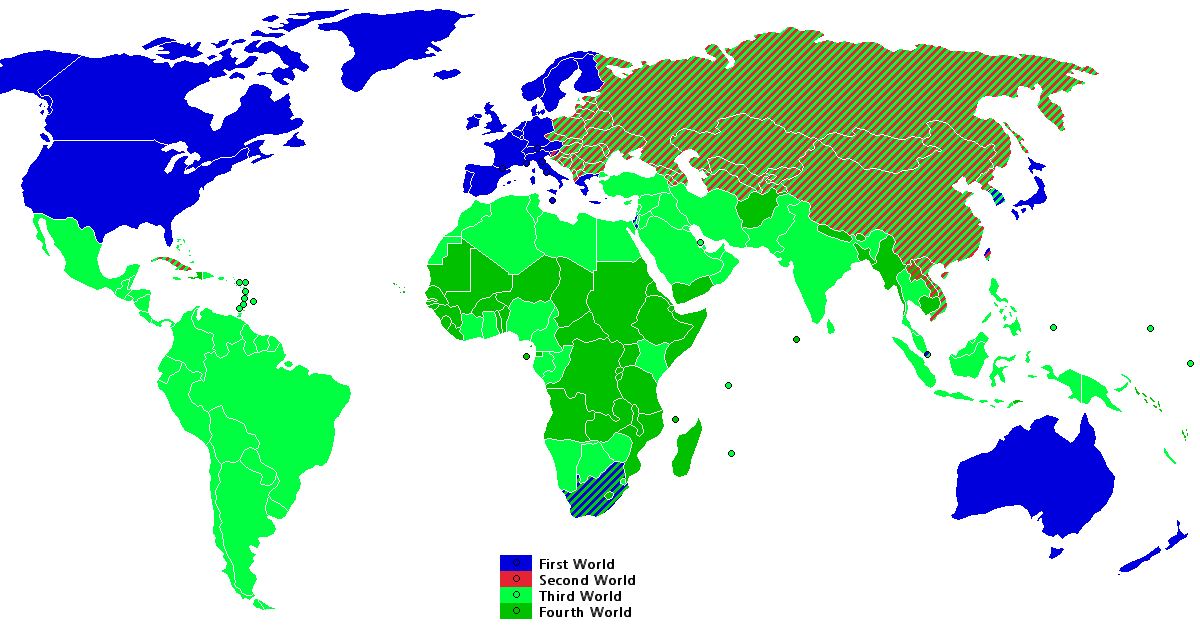 MARXIST: gnp map of the world