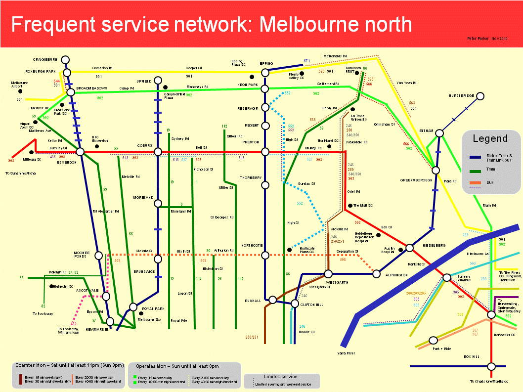 Melbourne on Transit