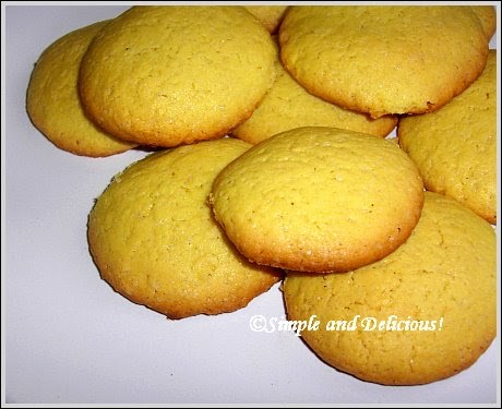 Simple Yellow Cookies | Simple and Delicious