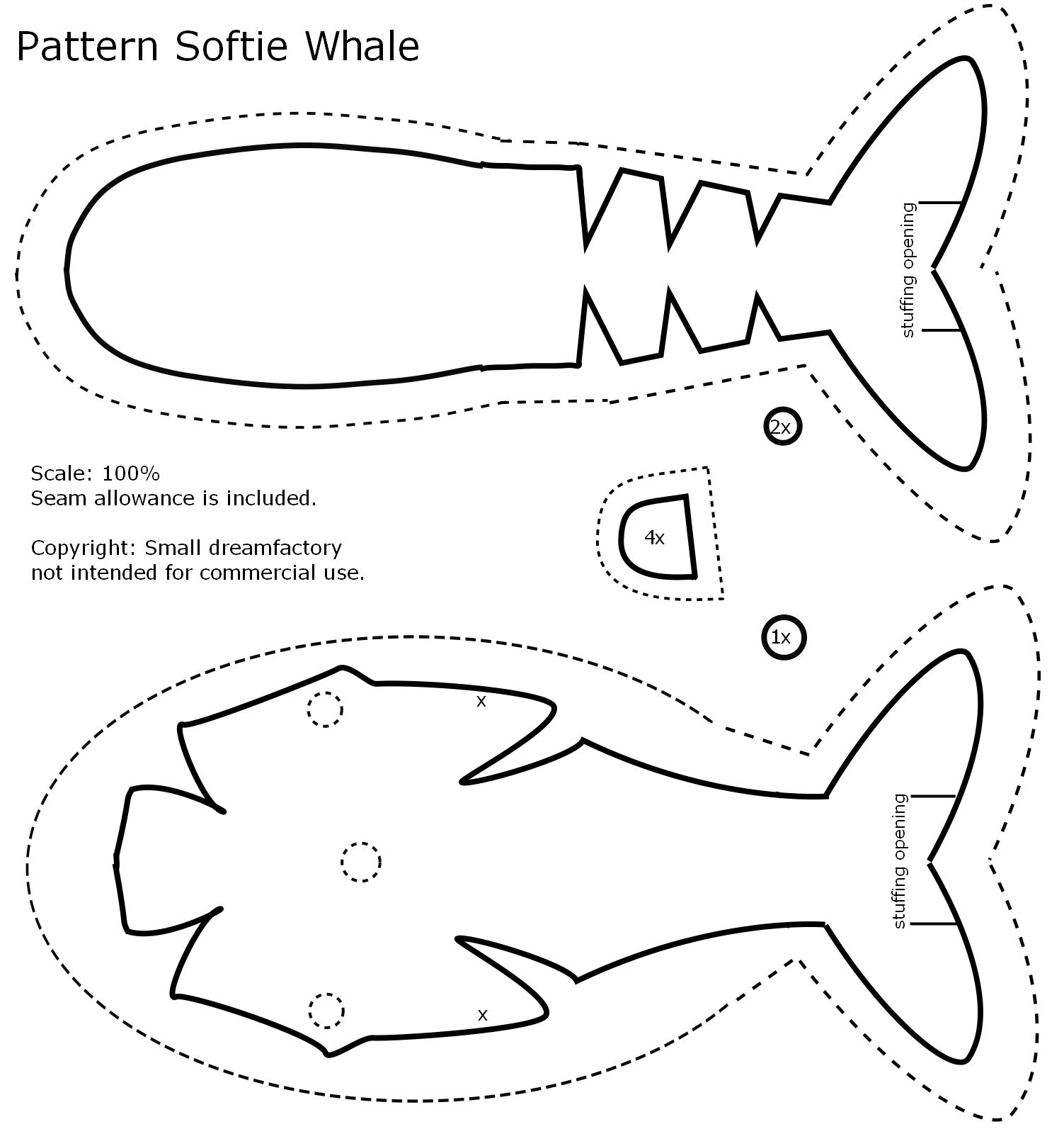llenando las horas: una ballena para decorar