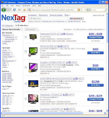 Nextag Sellers: Announcing NexTag Canada