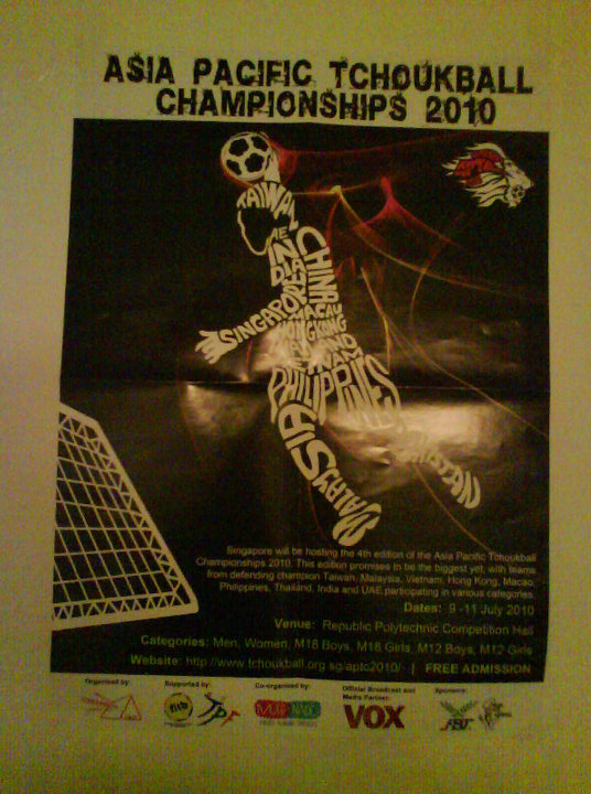 The Knight Tchoukball Club: Asia Pacific Tchoukball Championship 2010