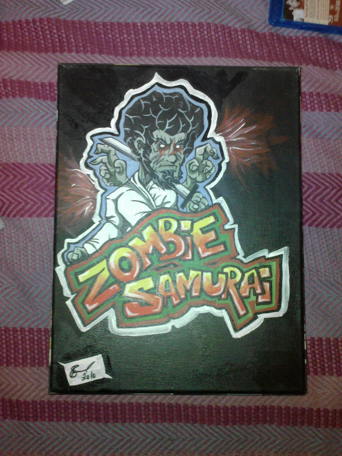 PETER OSMOND ART: SMALLER CANVAS' METALLICA AND ZOMBIES