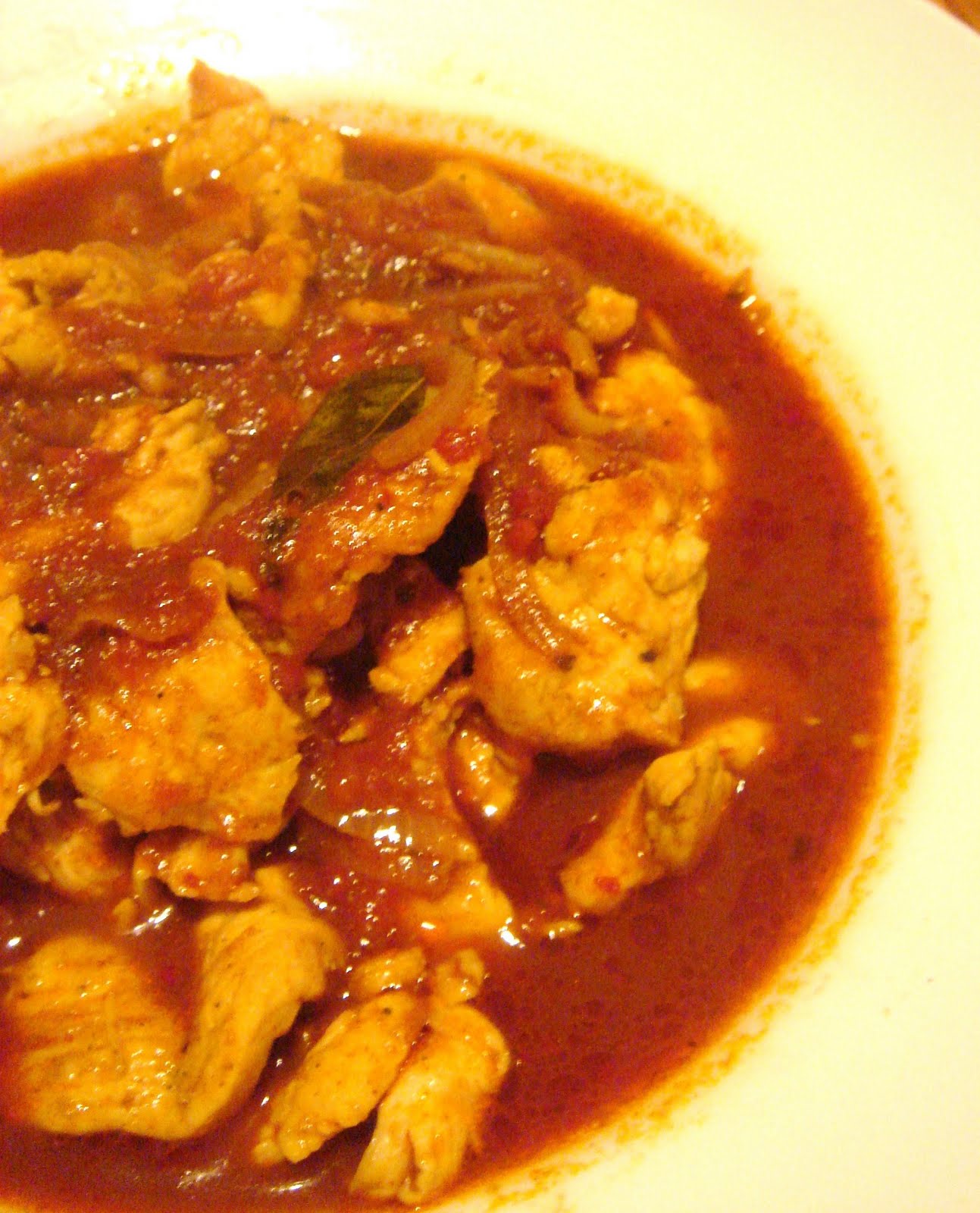 East meets West: Chicken Madras