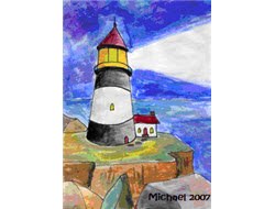 DAEHL's Art Spot: 5th Grade Lighthouses