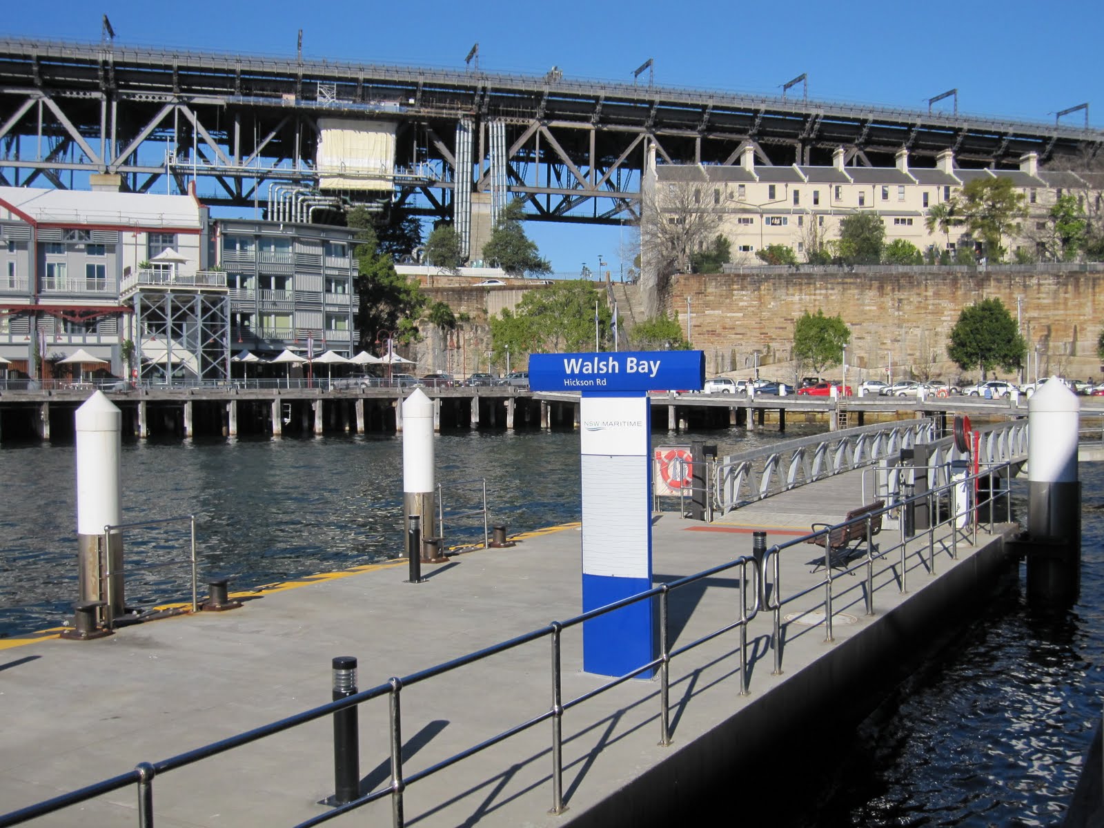 Sydney - City and Suburbs: Walsh Bay, ferry wharf