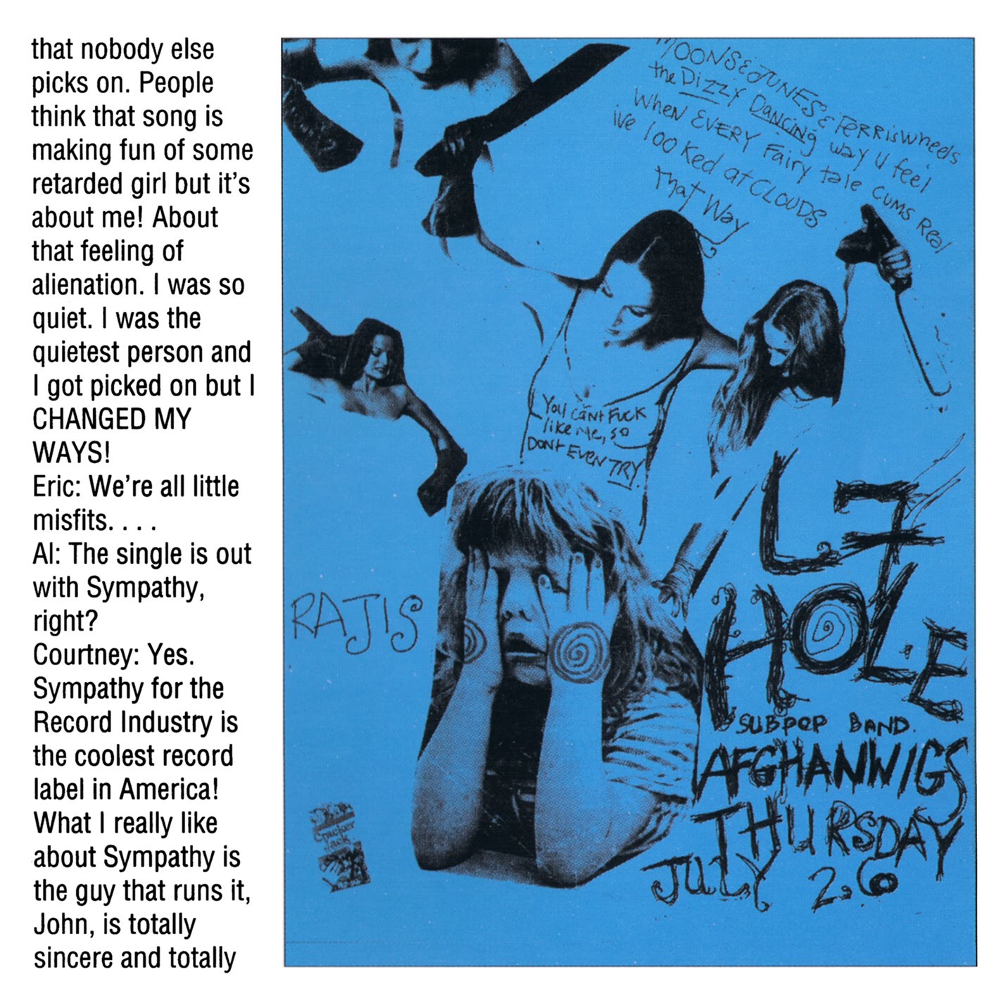 Encarte: Hole - The First Session - Encartes Pop