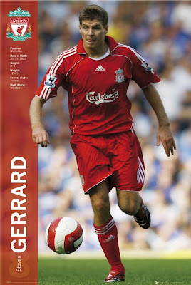 super players: Steven Gerrard World Cup 2010 Poster
