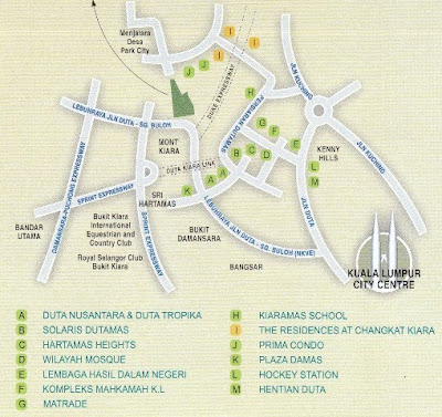 Changkat View Condominium: Map to Changkat View Condo